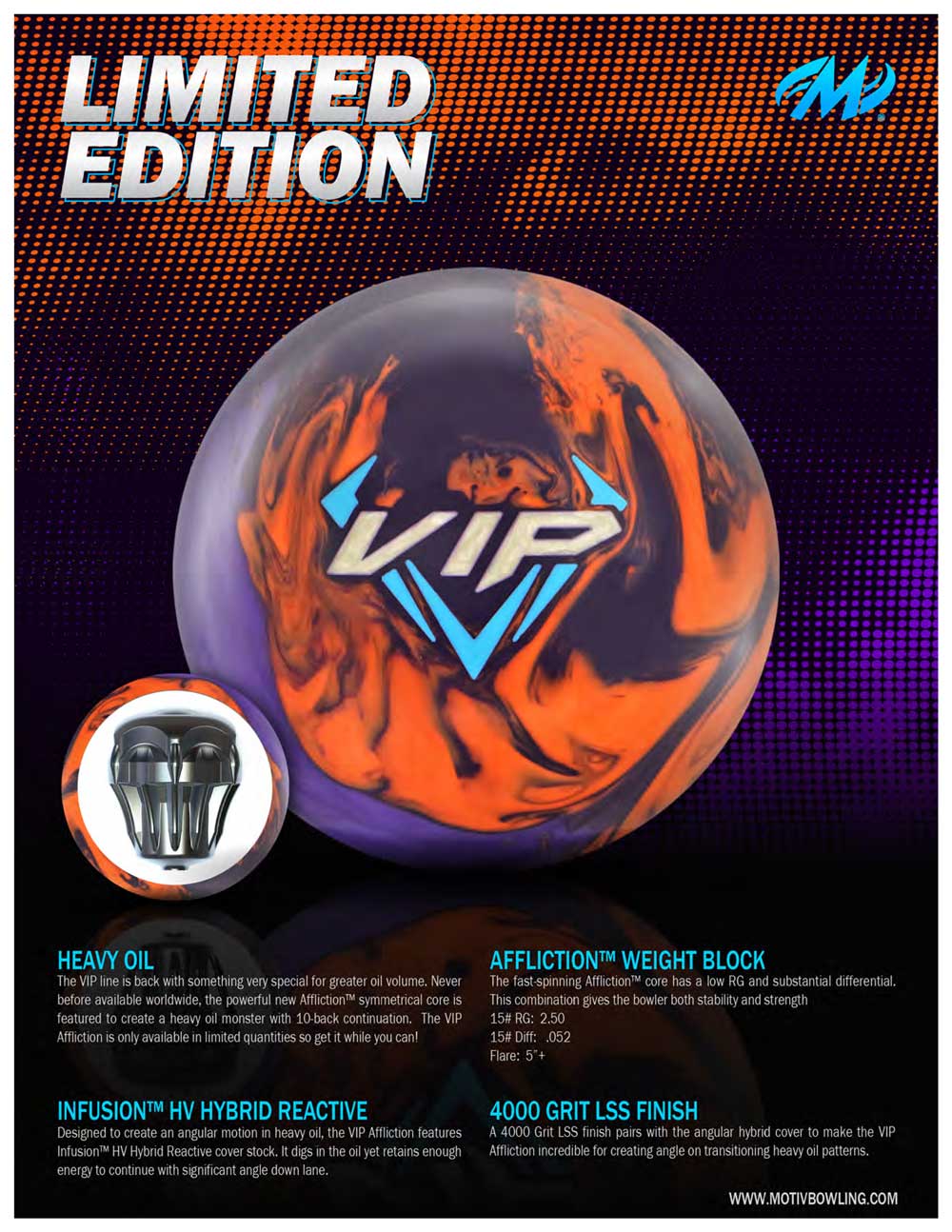 Motiv VIP EXJ Sigma > Bowling Balls | 볼러스웨어하우스